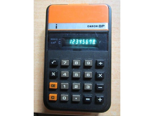 OMRON 8P(i) - stari kalkulator iz 1976.godine