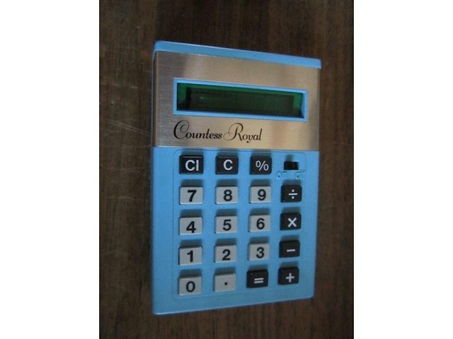 COUNTESS ROYAL - stari kalkulator iz 1976.g.-NEISPRAVAN