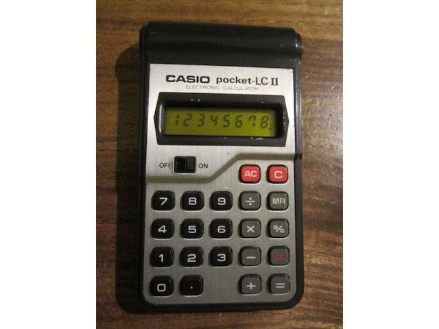 Casio Pocket-LC II CL-812 stari kalkulator iz 1980.g.
