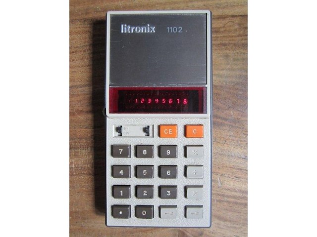 Litronix 1102  - stari kalkulator iz 1974. godine