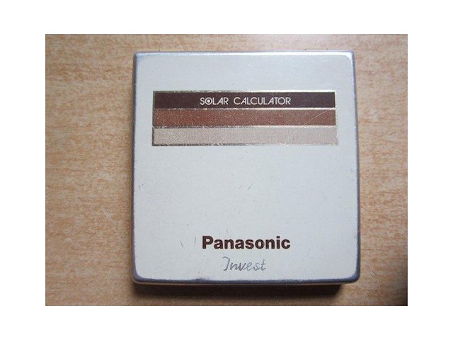 PANASONIC JE-362U - stari Solarni kalkulator