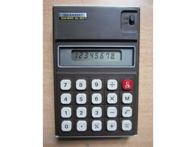 SHARP Elsi Mate EL-203 - stari kalkulator
