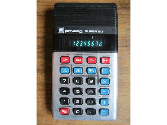 PRIVILEG Super 50 - stari kalkulator iz 1976.g.