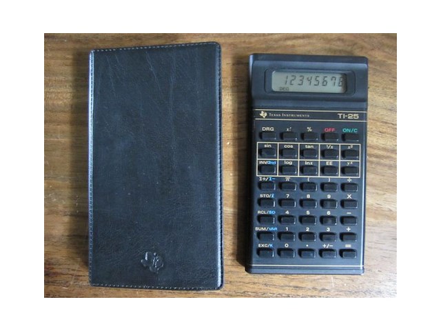 Texas Instruments TI-25 stari kalkulator