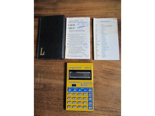 Langenscheidt Alpha 8 - kalkulator i prevodioc