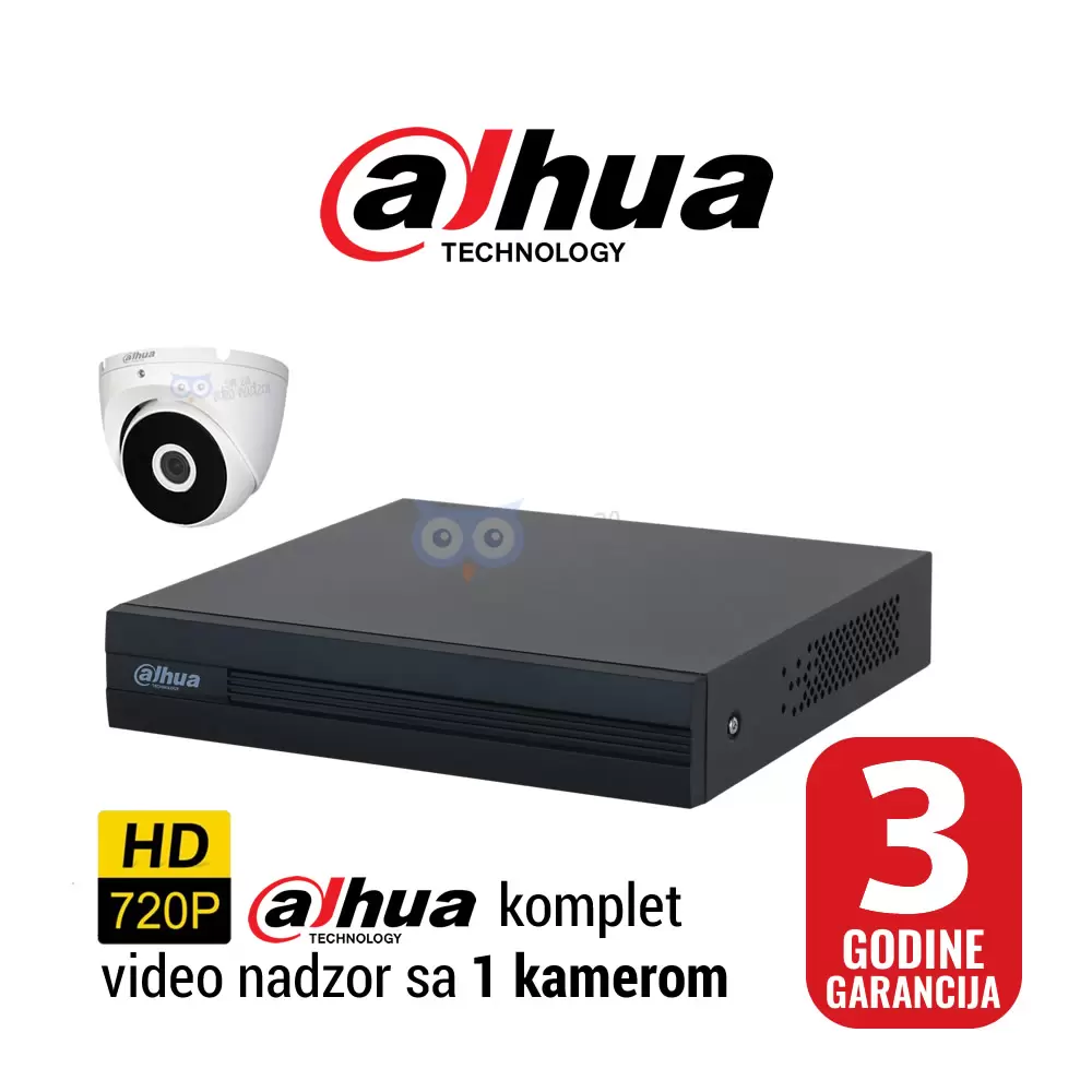 HD Dahua komplet video nadzor sa 1 kamerom