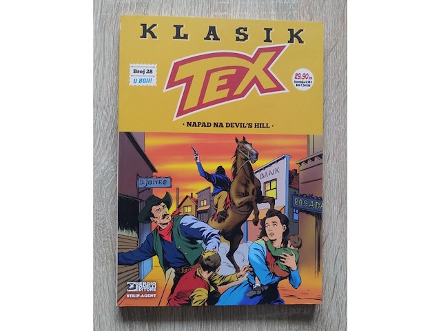 Tex klasik broj 28 Napad na Devils hill - U BOJI