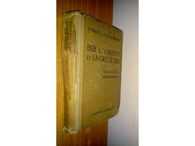 Francuski/ Orijent i Grčka, Istorija/ 1925g,Hachette