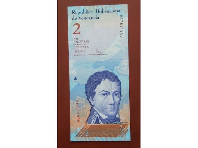 Venezuela 2 BOLIVARES 2007