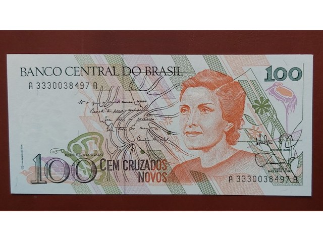 Brasil 100 CRUZADOS NOVOS 1989