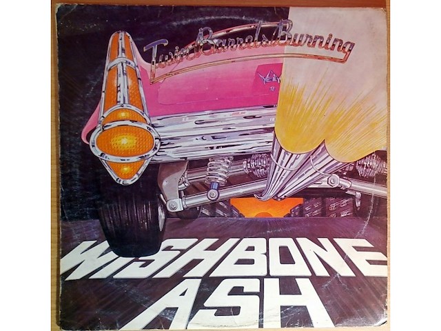 LP WISHBONE ASH - Twin Barrels Burning (1983) VG-