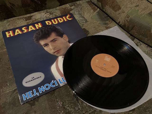 Hasan Dudić HEJ, NOĆI LUDE LP ploča NESLUŠANA