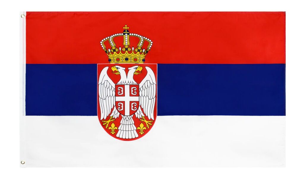 Srpska zastava-nova 90x150 zastava Srbije Nova Zastava Republike