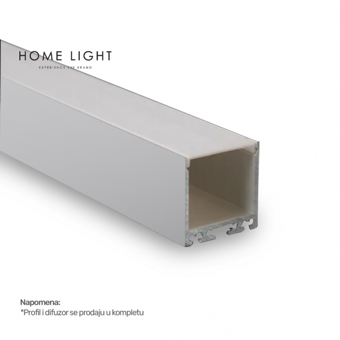 LED PROFIL LL-ALP018-R KOMPLET