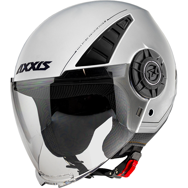 KACIGA AXXIS CASCO 0F513 METRO SOLID A0 BLANCO PERLA BRILLO XS