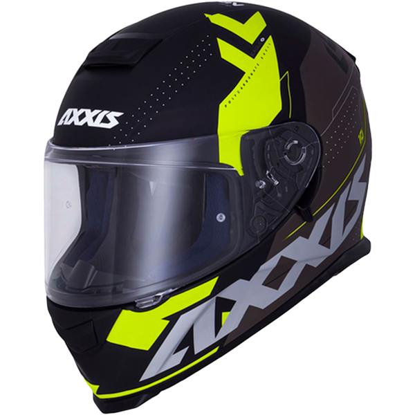 KACIGA AXXIS CASCO FF104C EAGLE SV DIAGON D2 AMARILLO FLOUR MATE XS