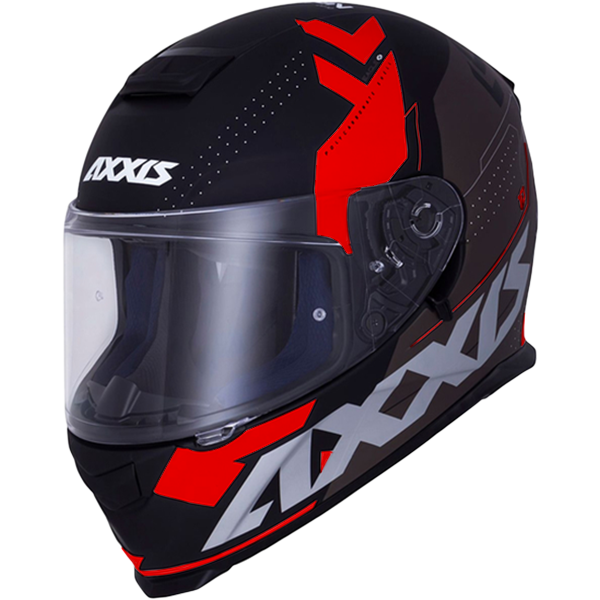 KACIGA AXXIS CASCO FF104C EAGLE SV DIAGON D1 ROJO BRILLO XS