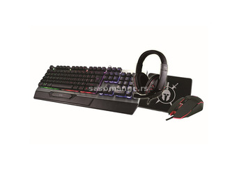 Gejmerski set 4-u1 tastatura, miš, slušalice i podloga MS Elite C500