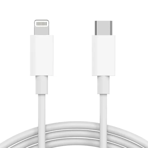 USB data kabl PD za iPhone Type C na lightning 3A HQ beli 1m (MS)