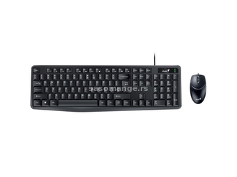 Komplet tastatura+miš Genius KM-170 , USB, BLACK, US