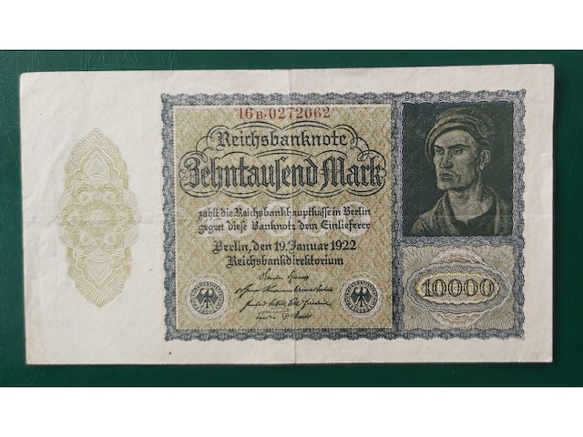 10000 MARK 1922