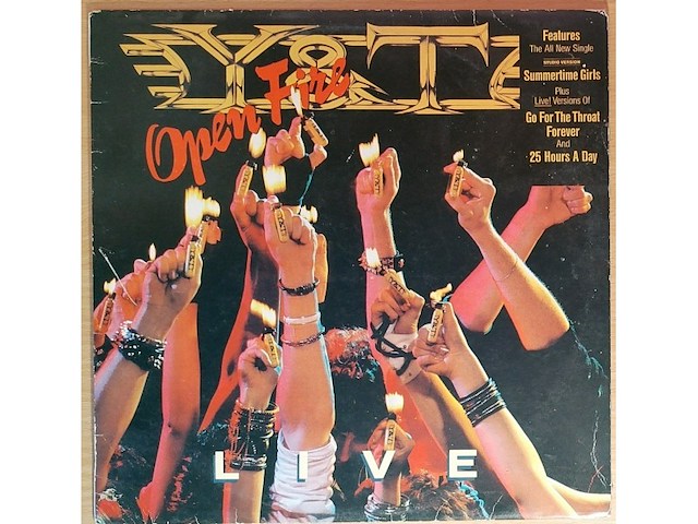 LP Y &;;;; T - Open Fire Live (1985) NM/VG, odlična