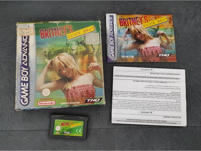 Nintendo GBA igrica - Britney`s dance beat