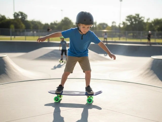 Skejtbord RIDER za decu sa svetlećim točkovima - motiv 1 ( TS-003-1 )