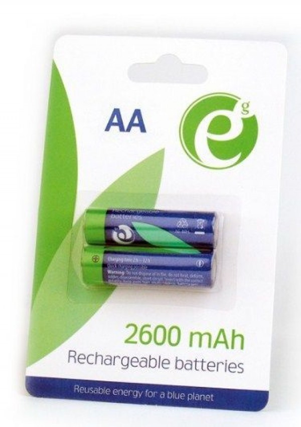 GEMBIRD EG-BA-AA26-01 ENERGENIE 2600mAh AA, PAK2 CK, PUNJIVE NiMH baterije (rechargeable)