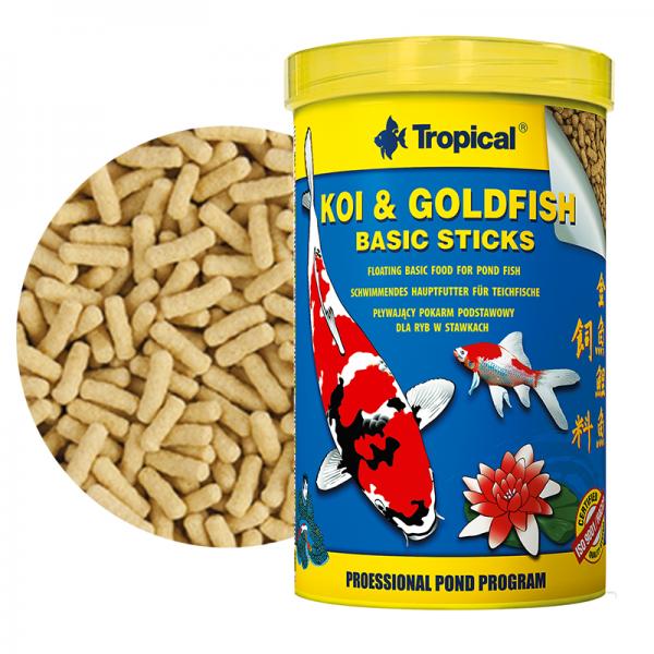 Tropical KOI GOLD BASIC STICKS 1000ml/85gr