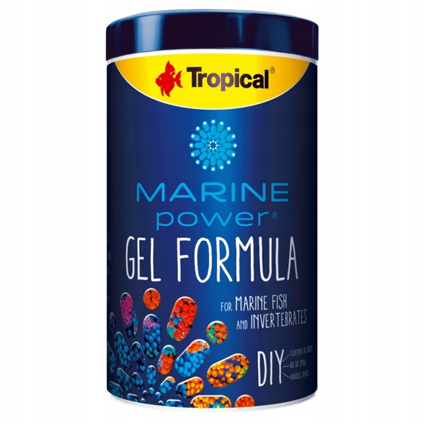 Tropical Marine Power Gel Formula for Marine Fish and Invertebrates 1000 ml/ 3 x 35 gr