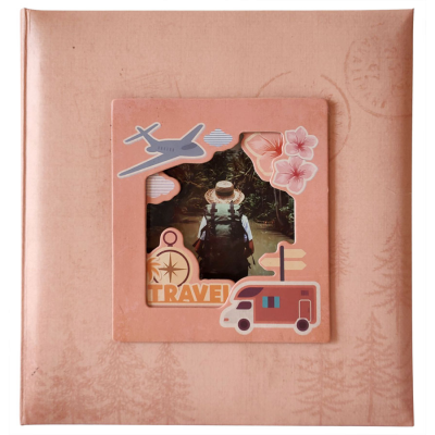 ALBUM 10X15/200 TRAVEL PINK