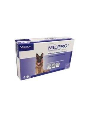 Milpro tableta 12.5mg /125mg za pse