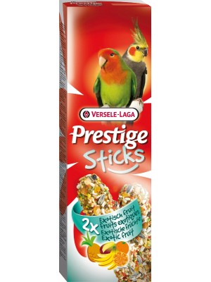 Poslastice za ptice Versele-Laga Sticks Big Parakeets Exotic Fruit 140gr