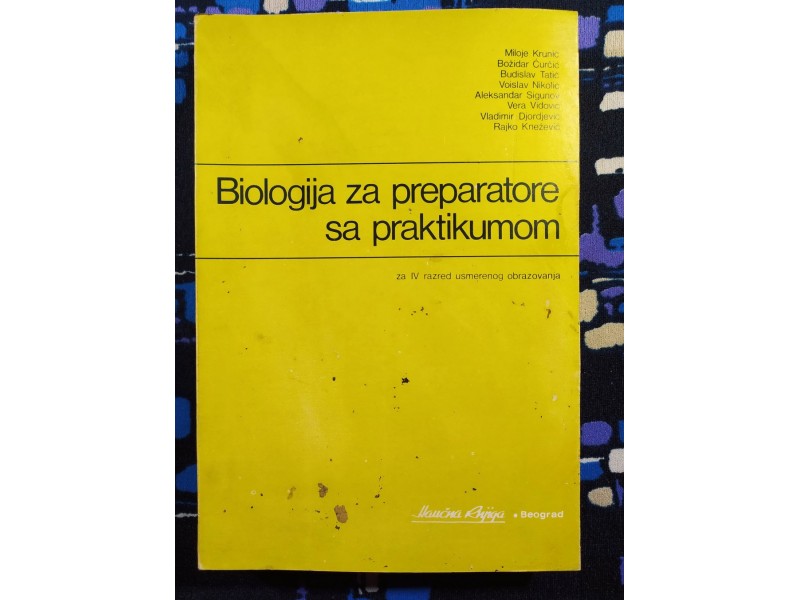 Biologija za preparatore sa praktikumom