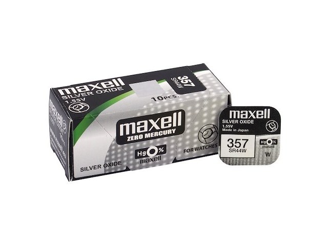 Baterija SR44SW 357 LR44 AG13 Maxell za Sat