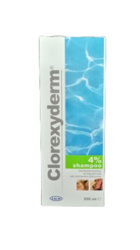 Clorexyderm 4% 250ml šampon