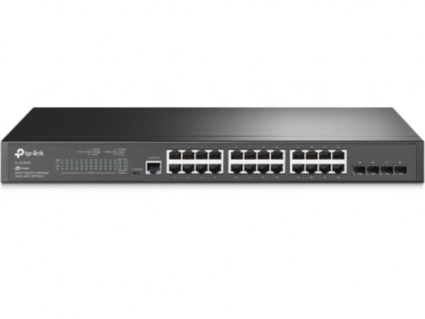 TP-Link switch 24-Port Gigabit L2+ Managed Switch with 4 SFP Slots