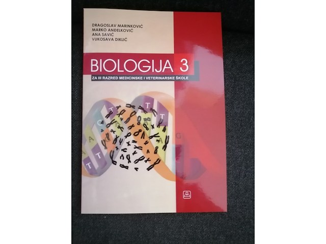 Biologija 3, za III razred medicinske i veterinarske