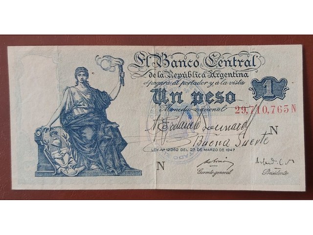 Argentina UN PESO 1947