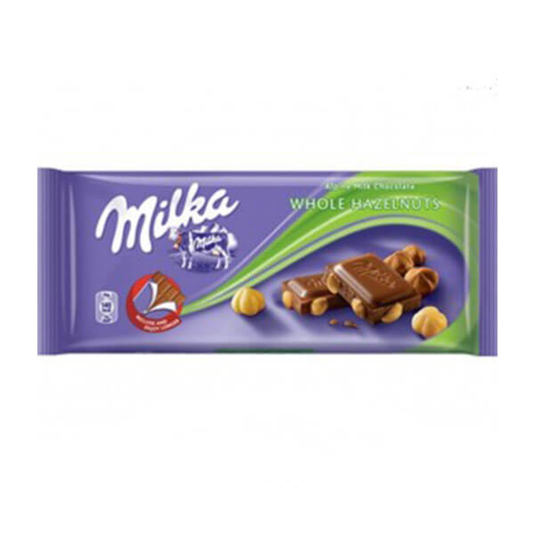 Milka whole hazelnuts 100g