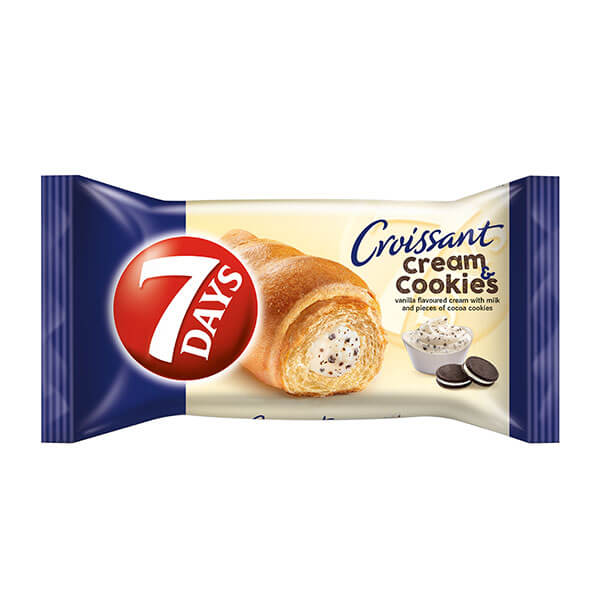 7days kroasan vanila cream and cookies 60g