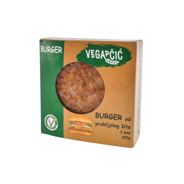 Burger od proklijalog žita 200g Vegapčić