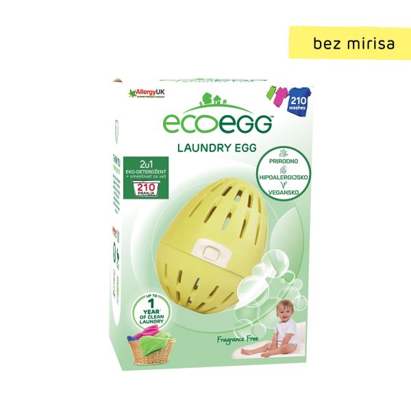 ECOEGG 2u1 eko-deterdžent i omekšivač za veš, bez mirisa -210 pranja