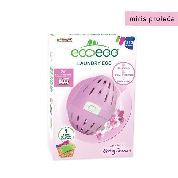 ECOEGG 2u1 eko-deterdžent i omekšivač za veš, miris proleća – 210 pranja