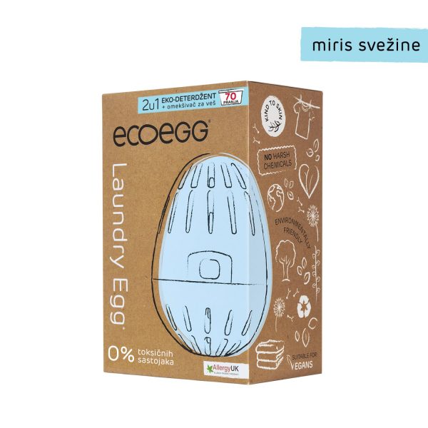 ECOEGG 2u1 eko-deterdžent i omekšivač za veš, miris svežine -70 pranja