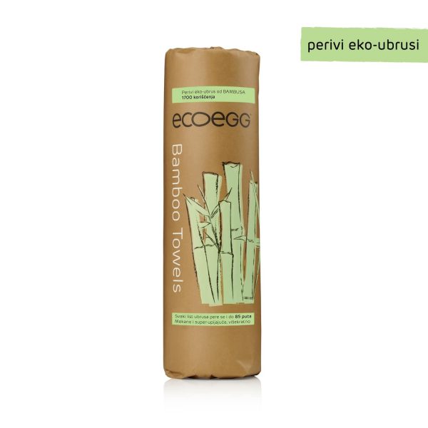 ECOEGG perivi eko-ubrusi od bambusa, 20 listova
