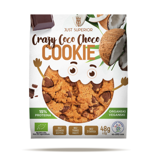 Keks Crazy Coco Choco 48g Just Superior