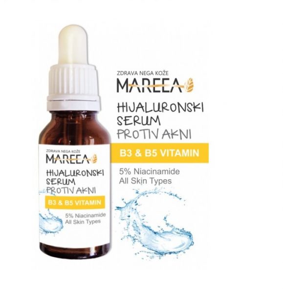 Mareea Hijaluronski serum protiv akni sa niacinamidom 30ml
