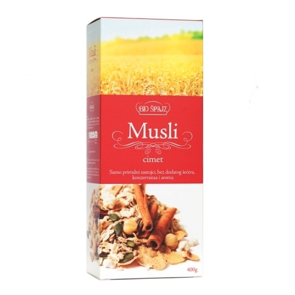 Musli sa cimetom 400g Bio Špajz